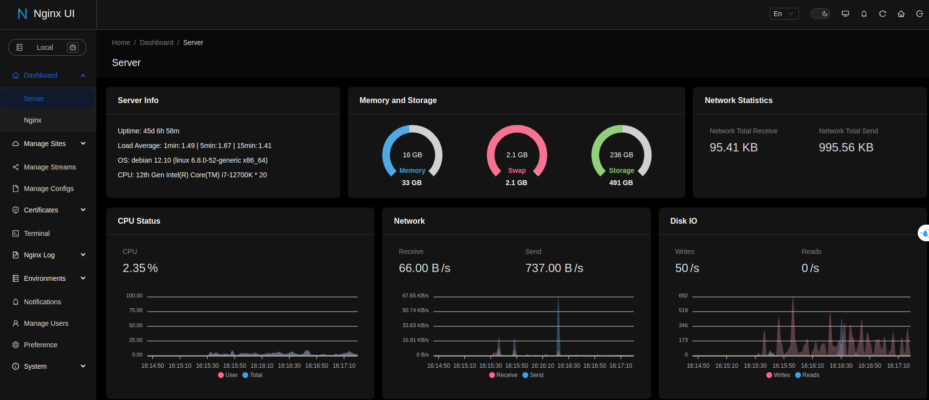 Nginx UI – Quản lý Nginx dễ dàng qua giao diện web